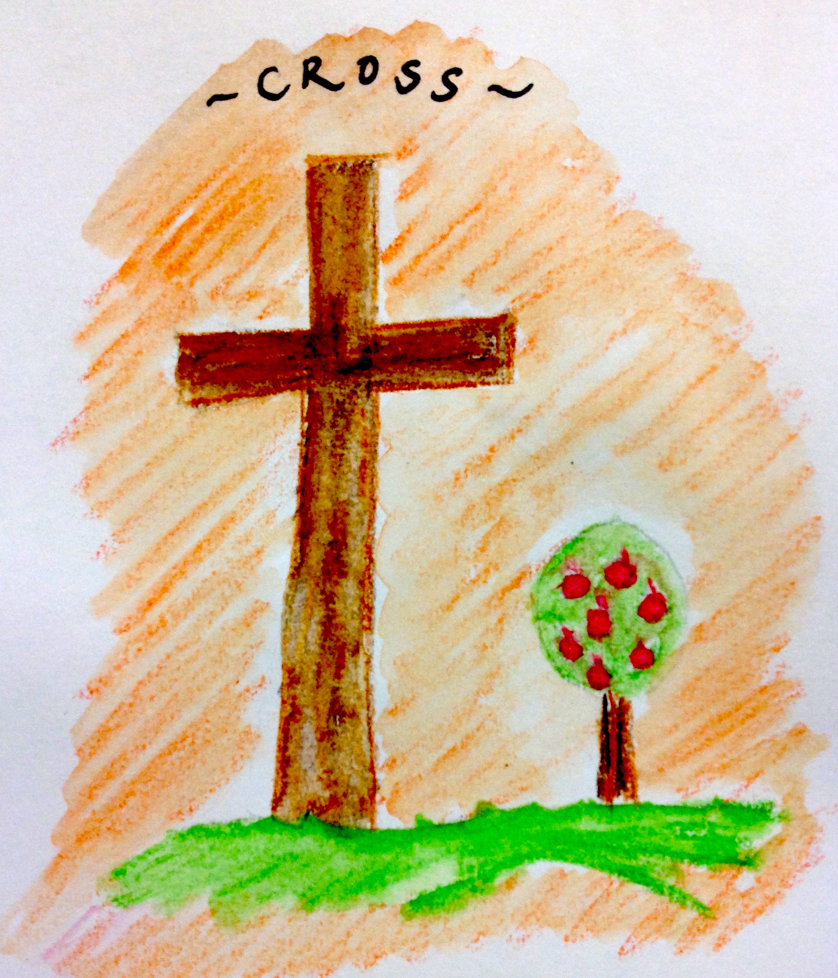 Family Eastering – the Cross – Miriam Jessie